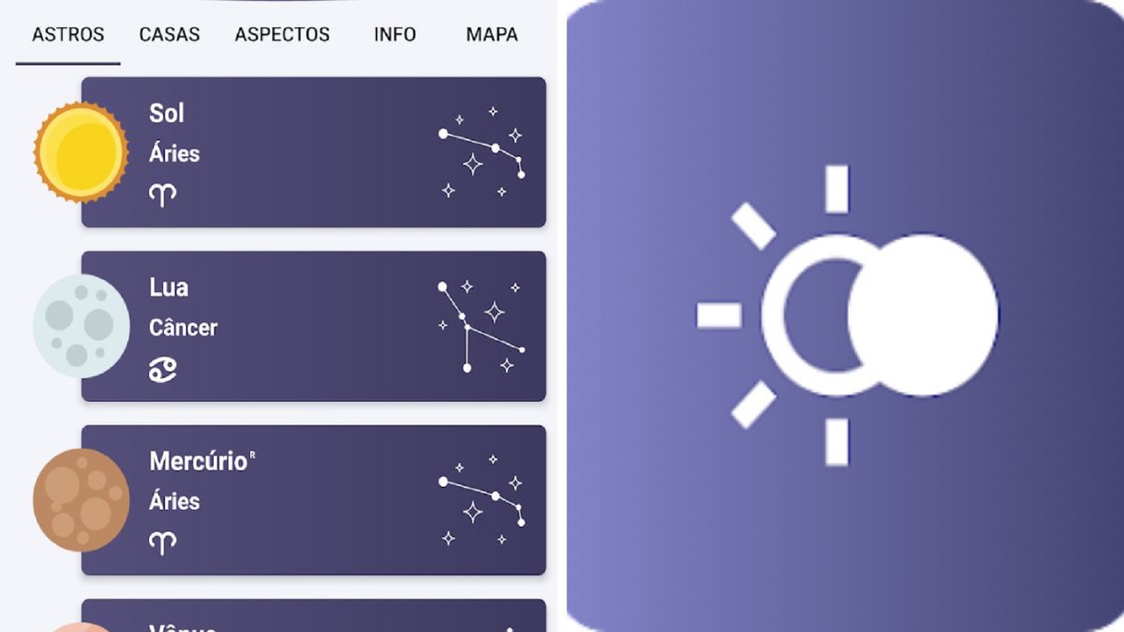 Aplicativos de mapa astral: Melhores apps gratuitos para ver seu mapa astral