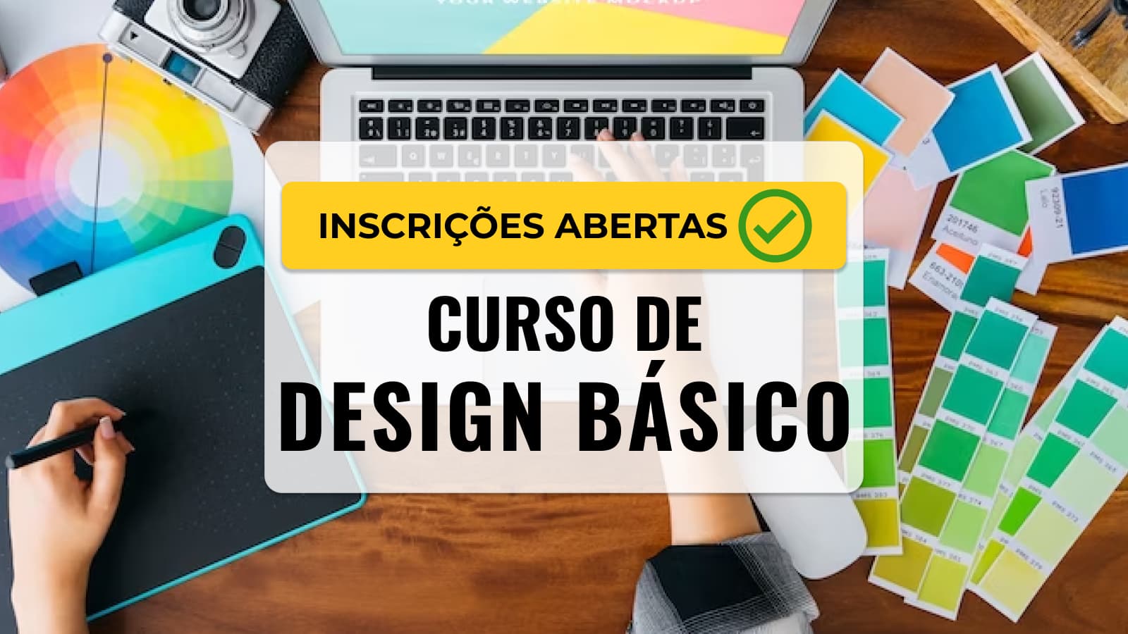Curso de Design Gráfico Básico 2025: Estude on-line e de graça
